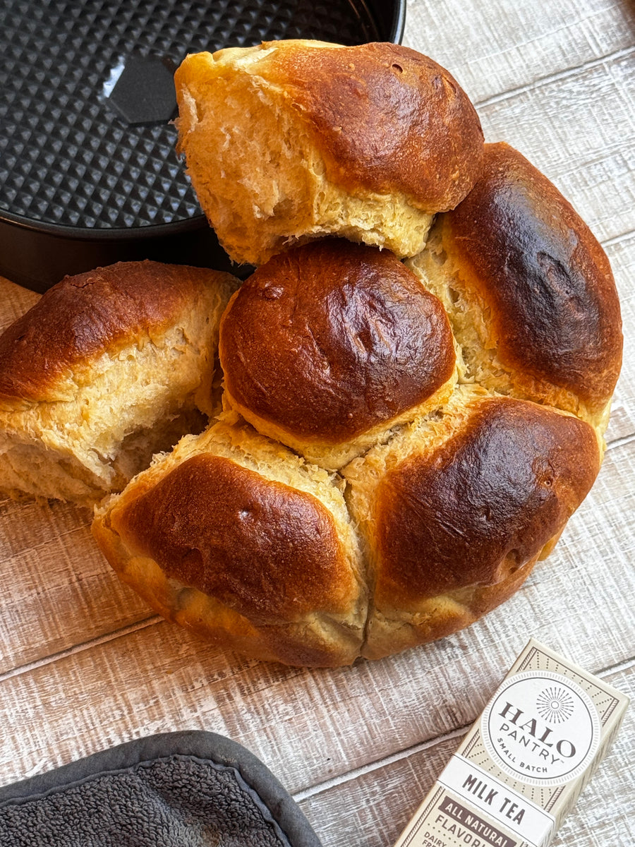 Milk Tea infused Japanese Milk Bread recipe idea – HALO PANTRY