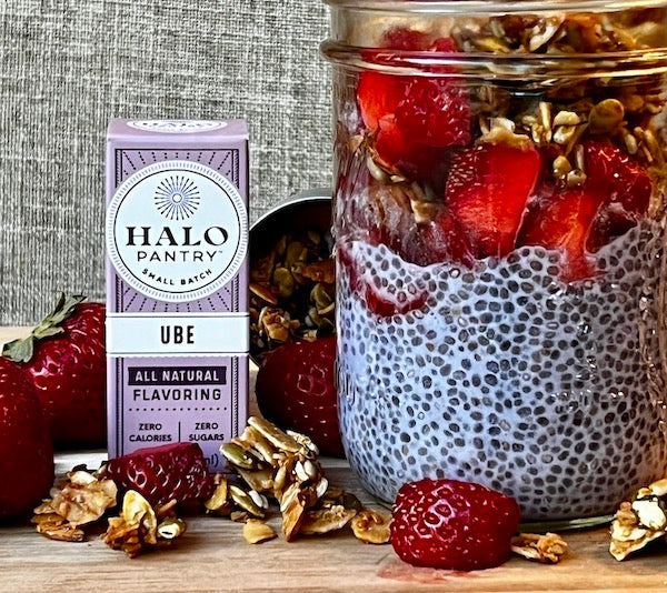 How to Make UBE Chia Pudding (Non-Dairy | Sugar Free | Vegan) – HALO PANTRY